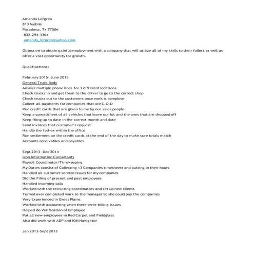 Anthony's Resume 2014 | DOC