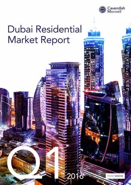 Dubai 2016 market report | PDF | Real Estate Industry | Industries