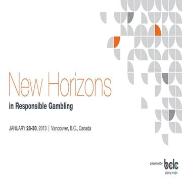 Dr. Mark Griffiths - Social Responsibility Tools in Gambling | PDF
