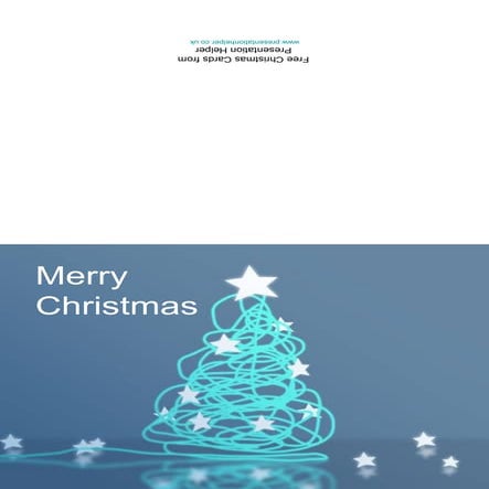 Power Point Templates - 29 merry christmas card 2 | PPT