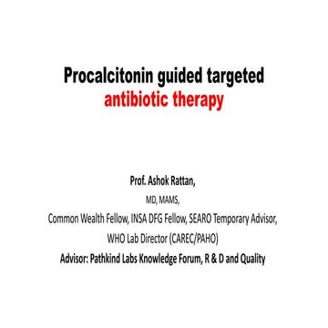 29 nov pct guided antibiotic use | PPT