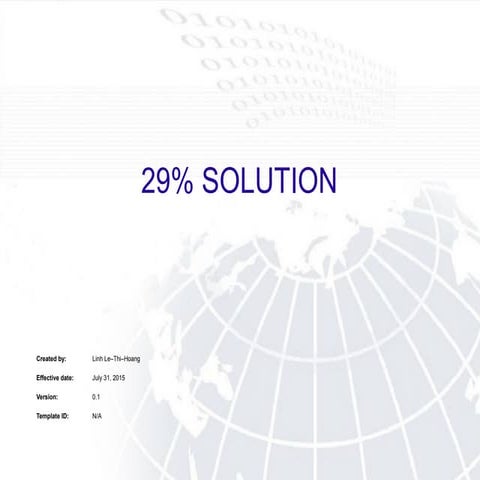 29% Solution | ODP