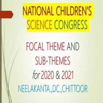 29th NCSC 2021 | PPT