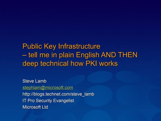 Public Key Infrastructure | PDF