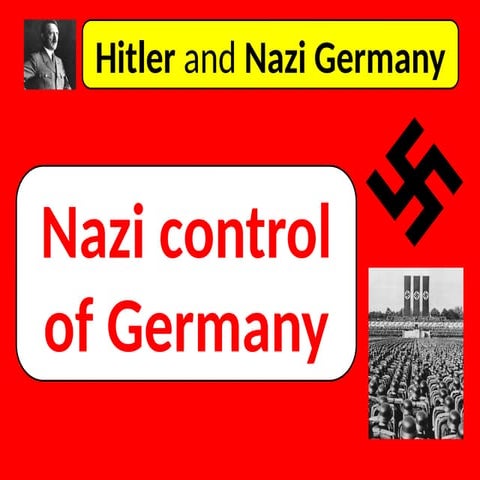 Hitler and Nazi Germany - Nazi control of Germany - intimidation | PPTX ...