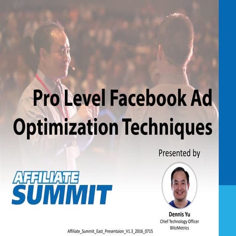 Pro Level Facebook Ad Optimization Techniques | PPT