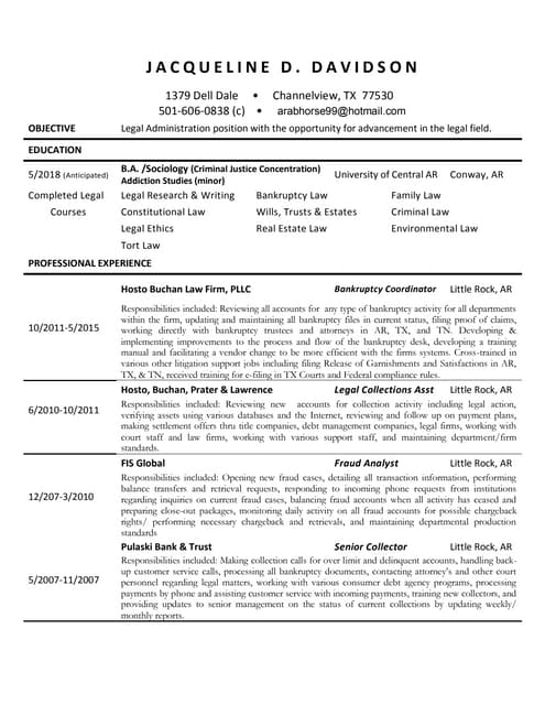 Tracy's Resume | PDF