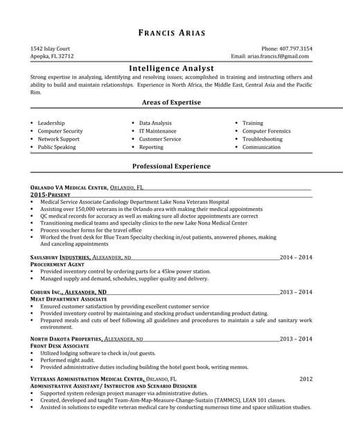 Resume - King, Patrick (Dec) | PDF