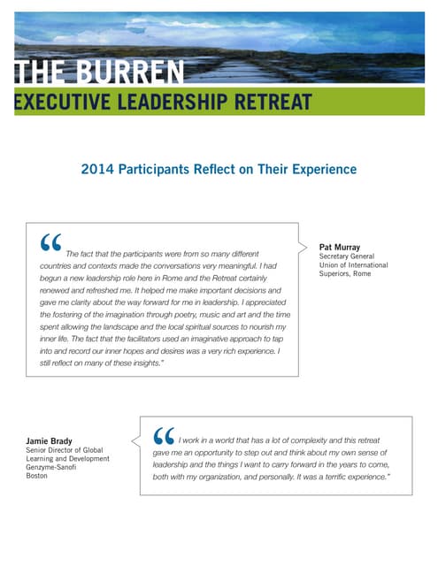 Executive Retreat Brochure | PDF