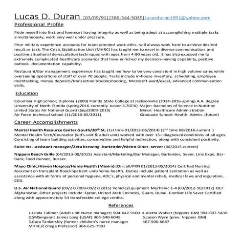 Roma Resume | DOCX