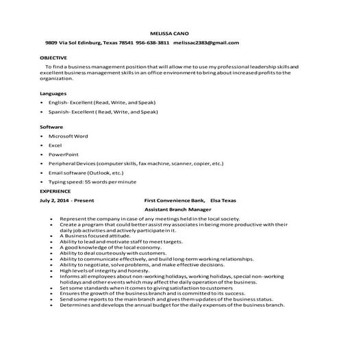 mel resume | DOCX