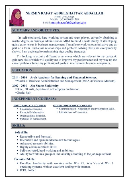 CV RAMI MUSTO (1) | DOCX | Business Accounting & Finance | Business