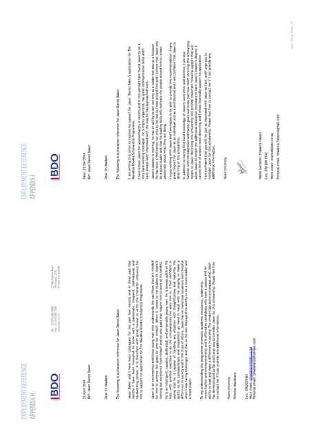 BDO - Recommendation & Assessment | PDF