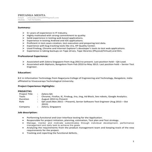 Priyanka Mehta | PDF