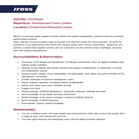 Entry level jobs | PPTX