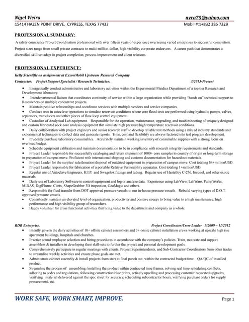 Resume - Work History | PDF