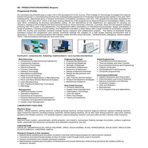 Production Department Profile13.1 | PDF