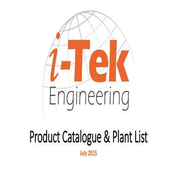 i-Tek July 2015 | PPTX