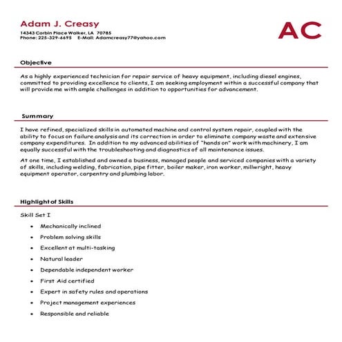 adam creasy resume june 18 | DOCX