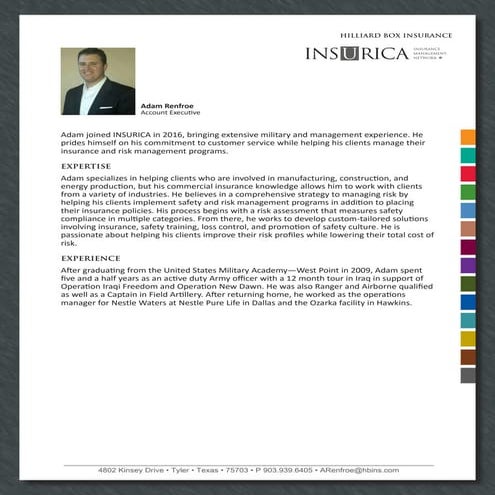 Adam Renfroe Bio | PDF