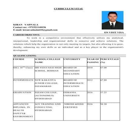 Rasel Mahmood Cv | DOCX