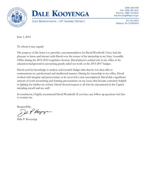 Updated Cover Letter | PDF