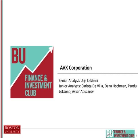 AVX final ppt - Urja-12 | PPTX