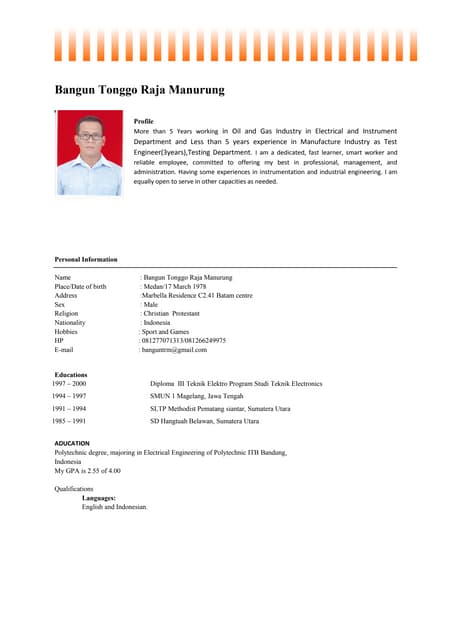 QA QC Engineer CV | PDF