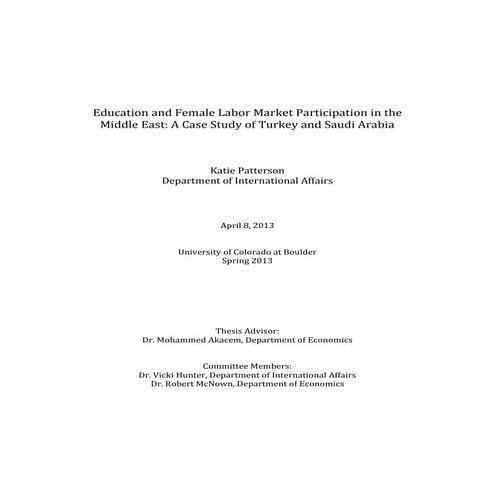 Education and FLMP in the Middle East - Patterson | PDF