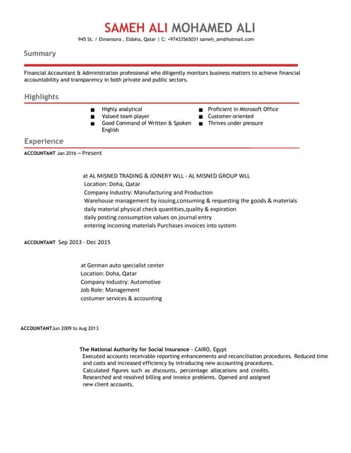 CV-Syed Junaid Ali-2017 | PDF