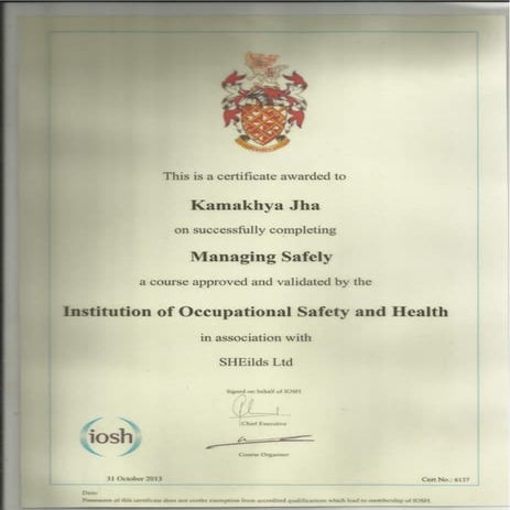 IOSH MS UK | PDF