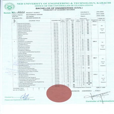 04-BE Transcript | PDF