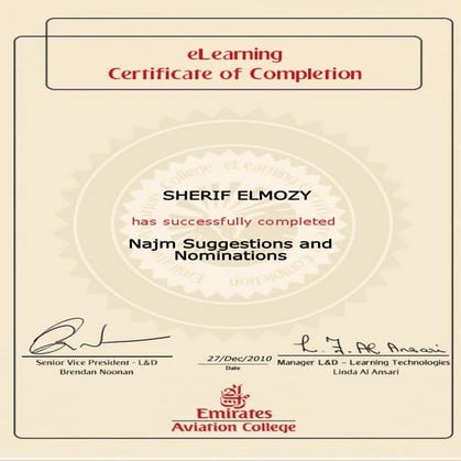 Najm Suggestions and Nominations | PDF