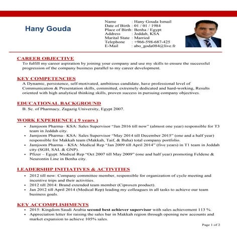 CV hany | PDF