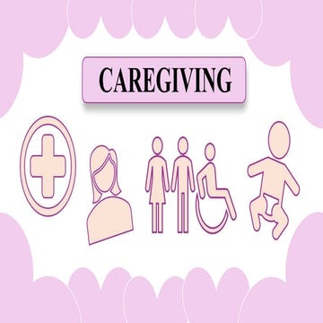 Direct caring for a person, including physical care, emotional care | PPTX