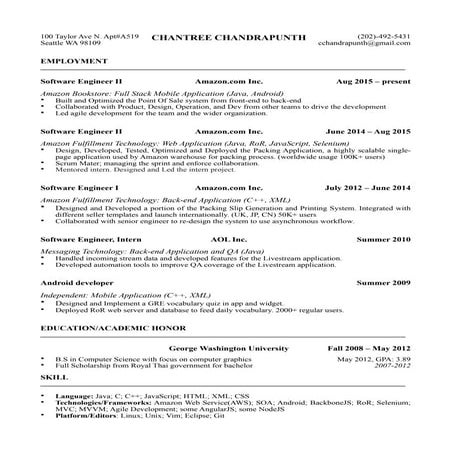 resume_2016 | PDF