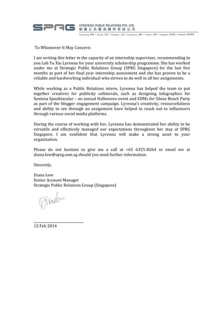 NEA Recommendation letter | PDF