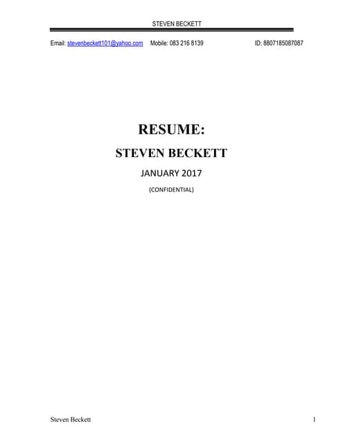 Louise Wignall CV 1 | DOC