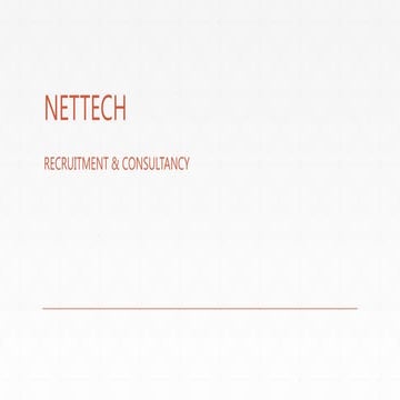 Nettech Presentation Ppt 