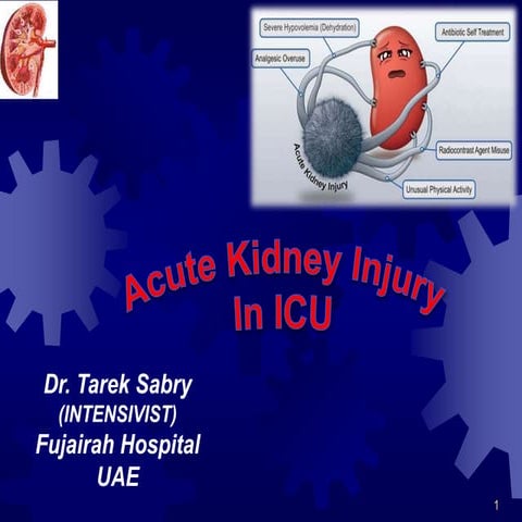 acute renal failure in icu | PPTX