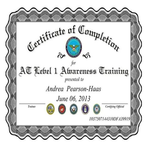 ATL1Certificate | PPT