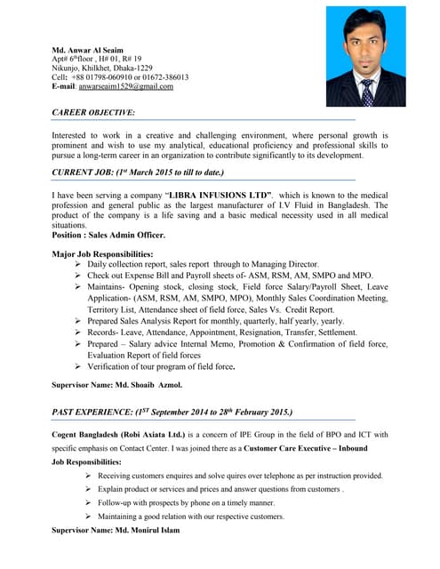 Muhammad Sajid Resume | DOC