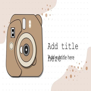 #2 Aesthetic Polaroid PPT. PowerPoint on photography | PPTX