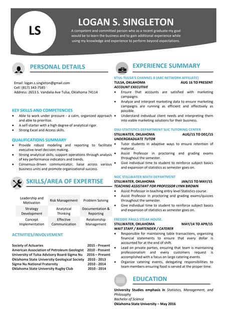 Logan Singleton presentations