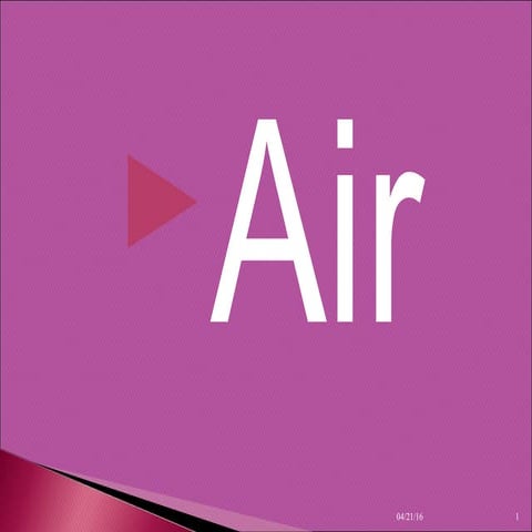 Air around us | PPTX