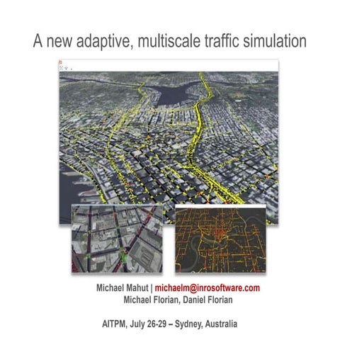 A new adaptive, multi-scale traffic simulation | PPTX
