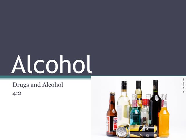 Alcohol Presentation | PPT