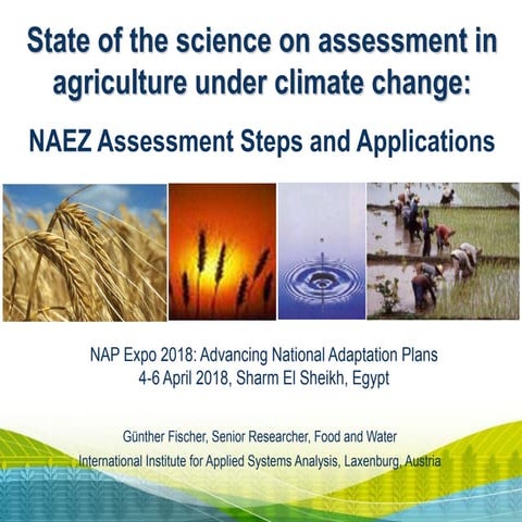 2a State of the science on assessment in agriculture under climate ...