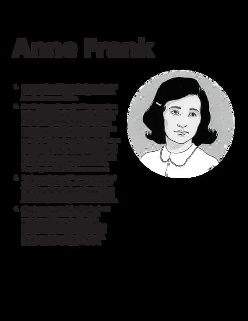 Anne frank-timeline-worksheet | PPT