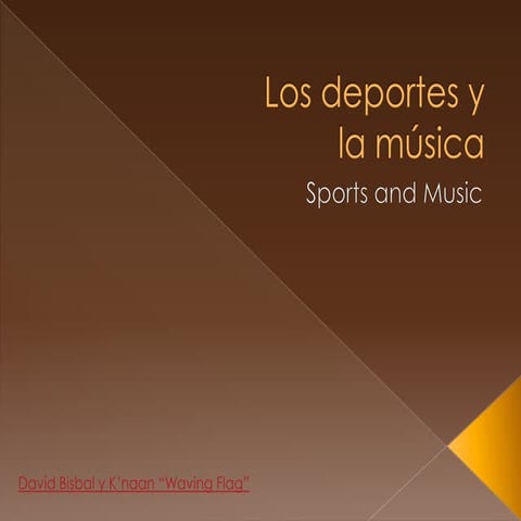 2ap music and sports of spain | PPT